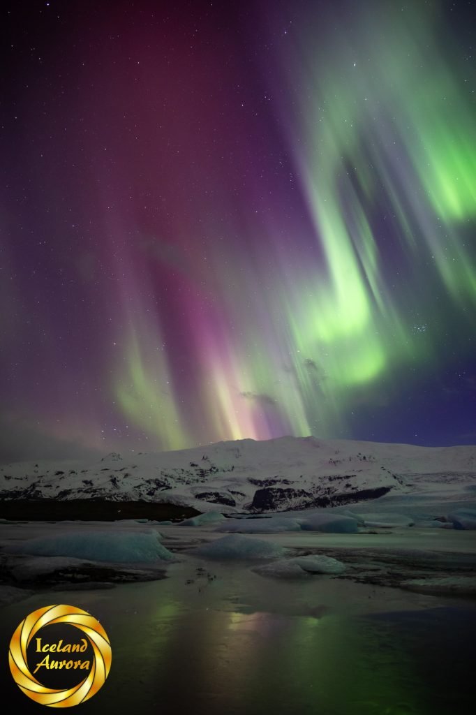 Red Blaze Aurora - Iceland Photo Gallery